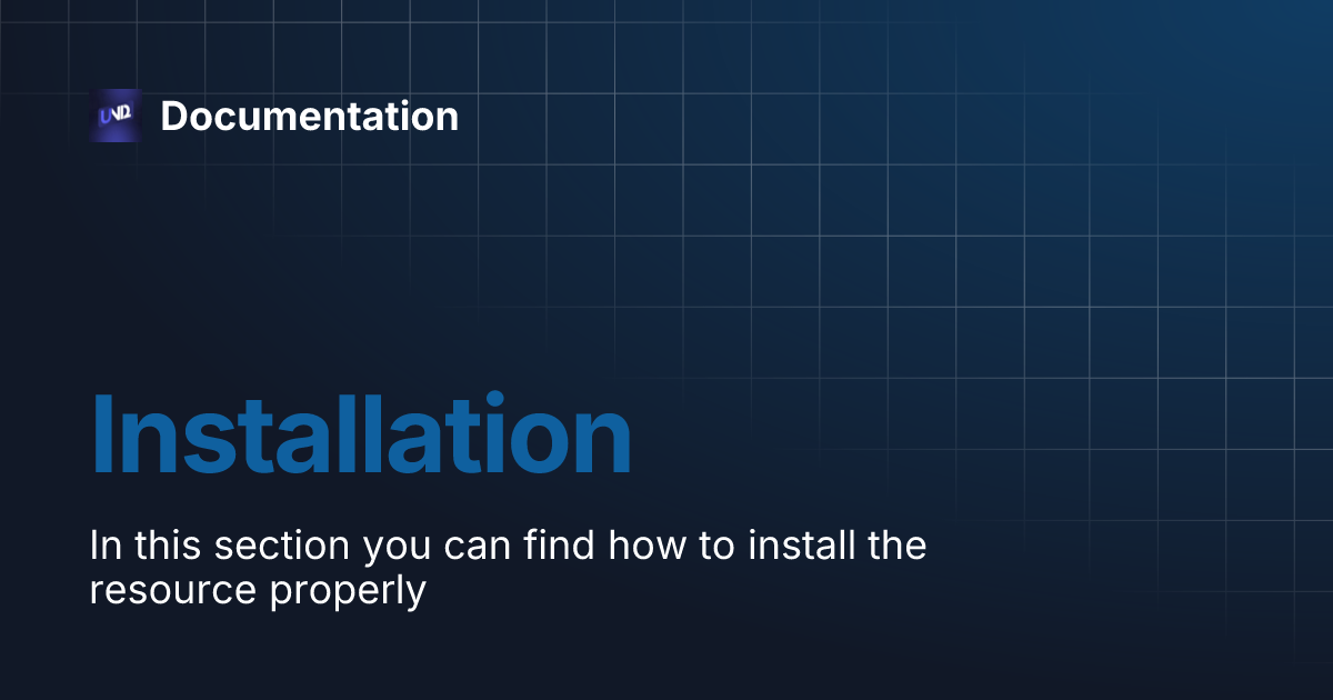 Installation | Documentation