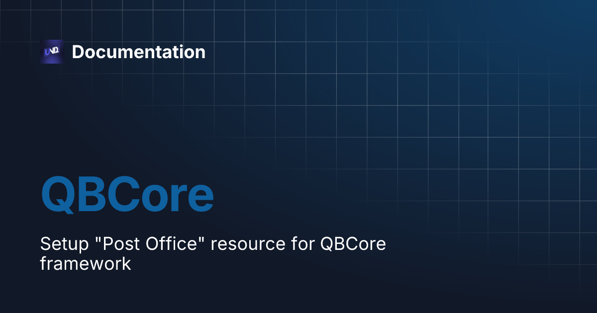 QBCore | Documentation